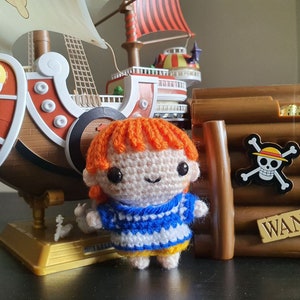 One Piece Pirates Girl Nami (inspired Crochet) - Etsy