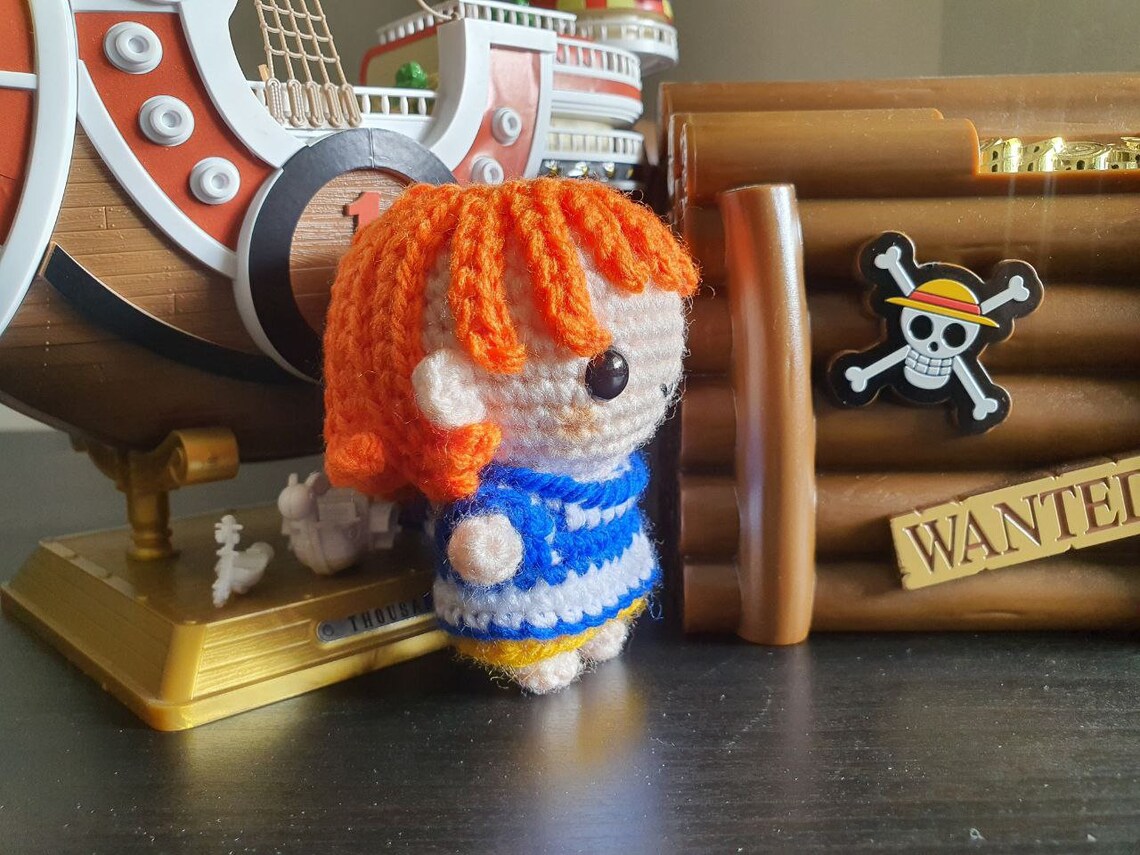One Piece Pirates Girl Nami (inspired Crochet) - Etsy