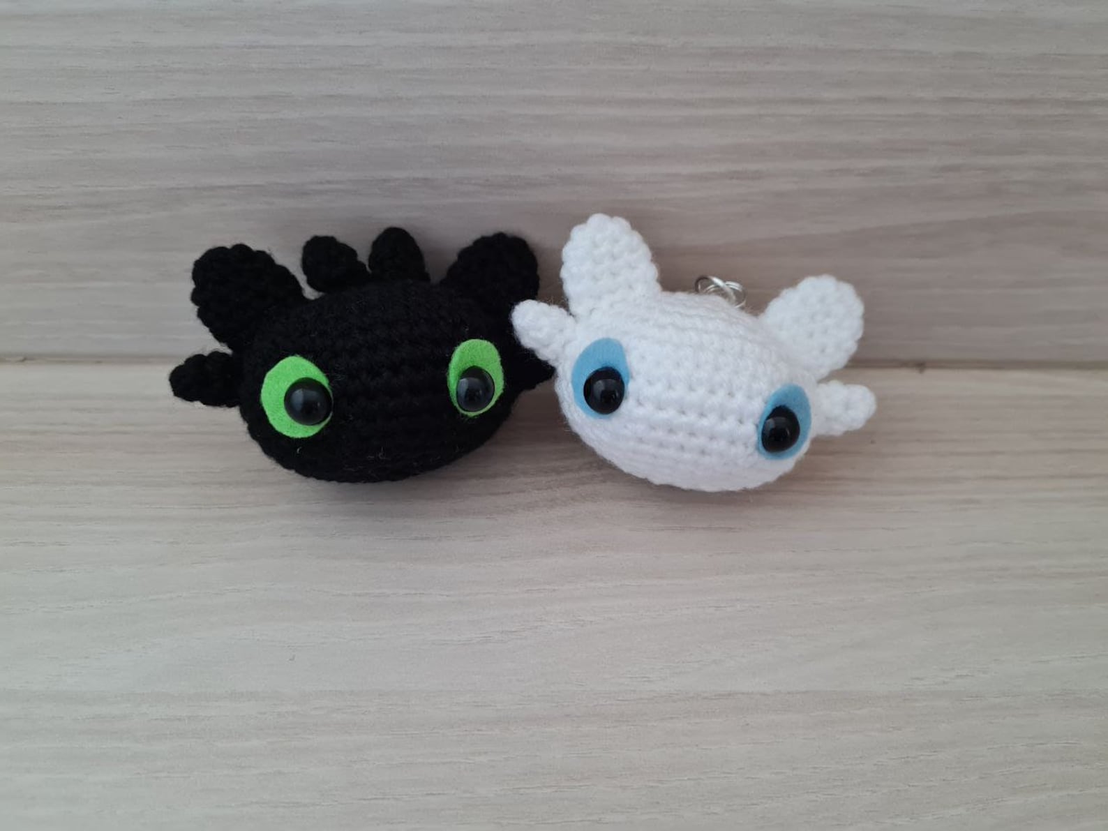 Toothless Dragon Keychain (inspired Crochet) - Etsy