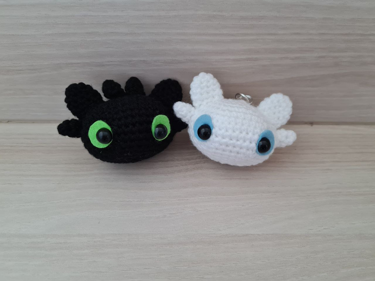 Toothless Dragon Keychain (inspired Crochet) - Etsy