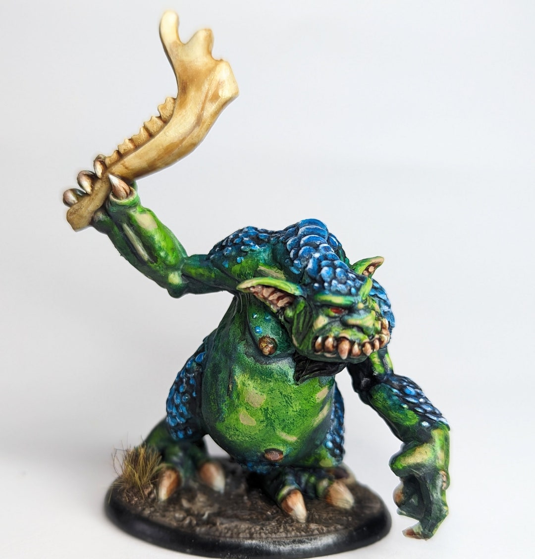 Hand Painted Reaper Bones Troll Miniature - Etsy