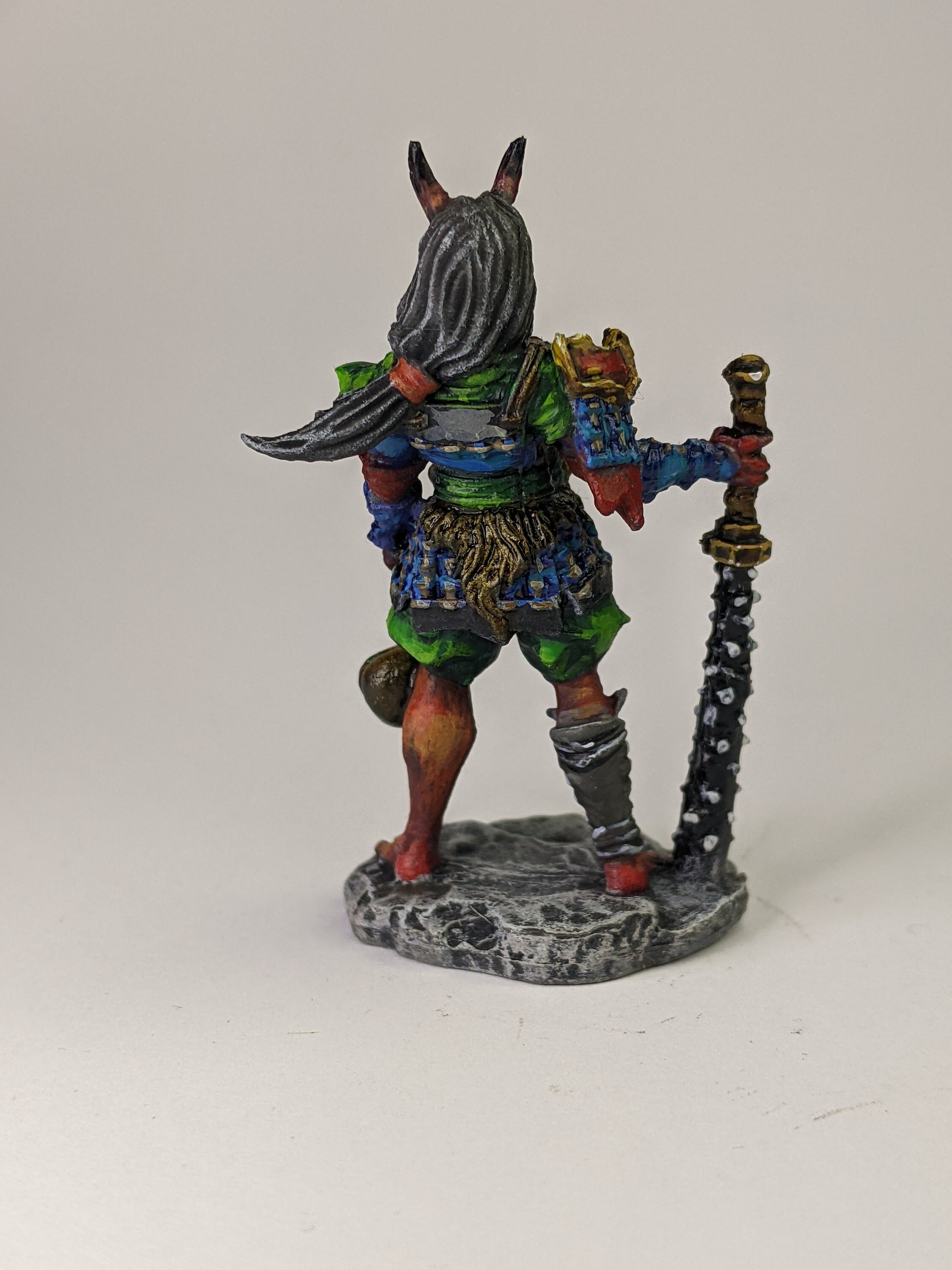 Painted Reaper Bones Oni Warrior Tabletop Miniature Figure - Etsy