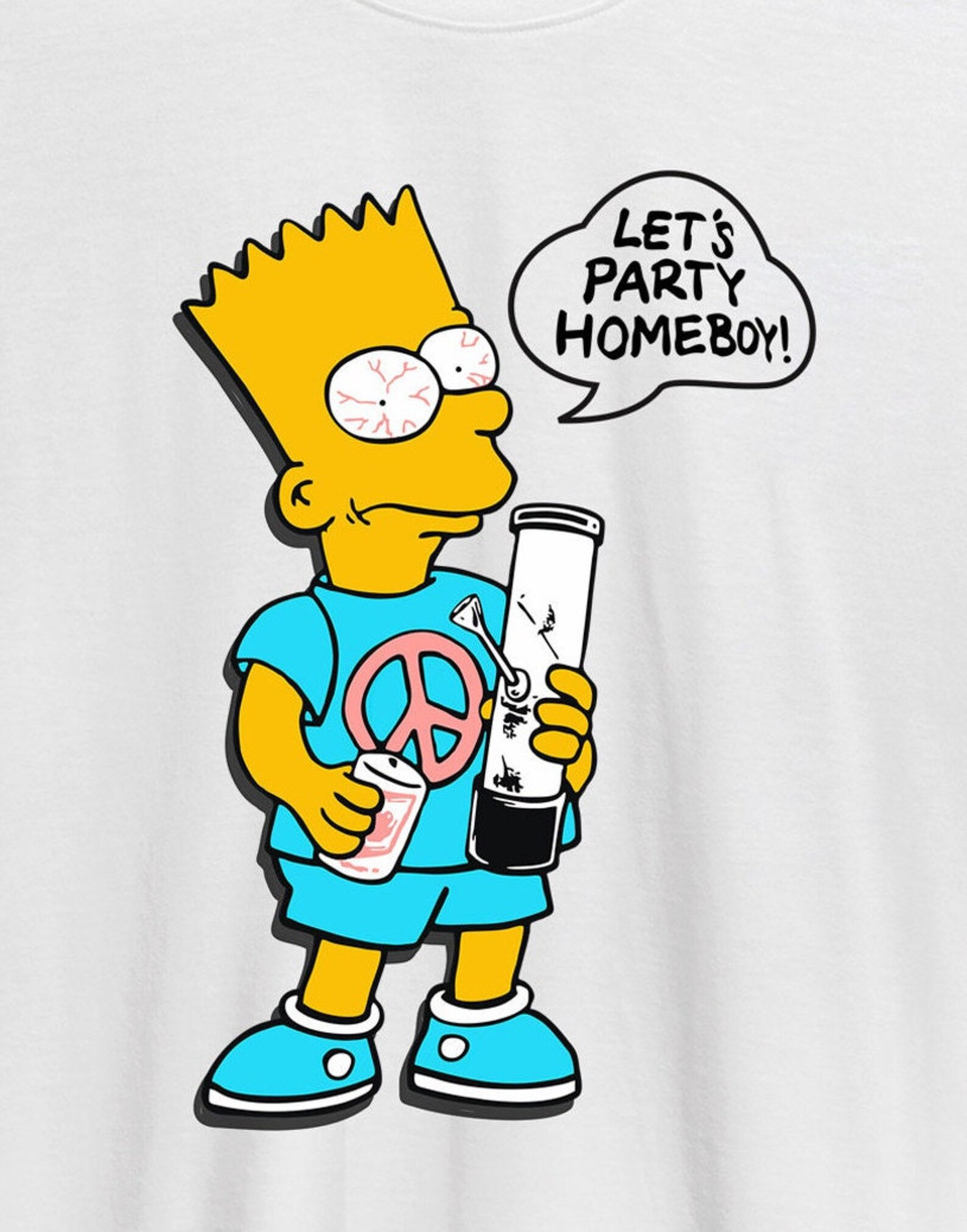 Weed Marijuana Rare 1990s Vintage Bart Simpson Stoner Bong | Etsy