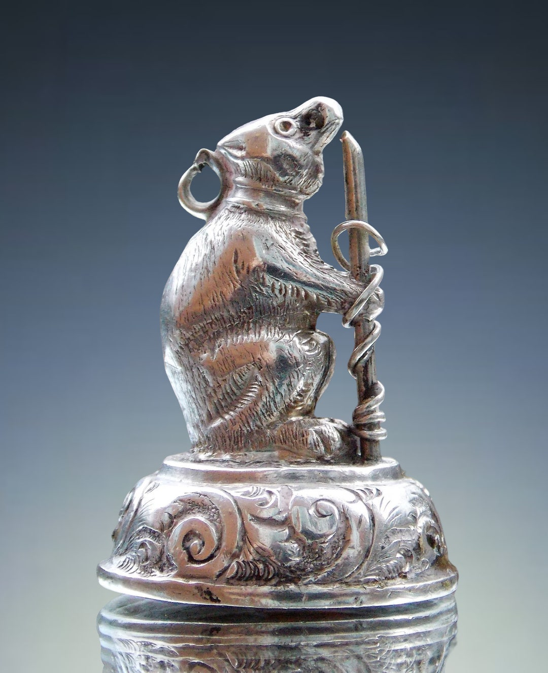 Extremely Rare Georgian 18th Century William Plummer Solid Silver ...