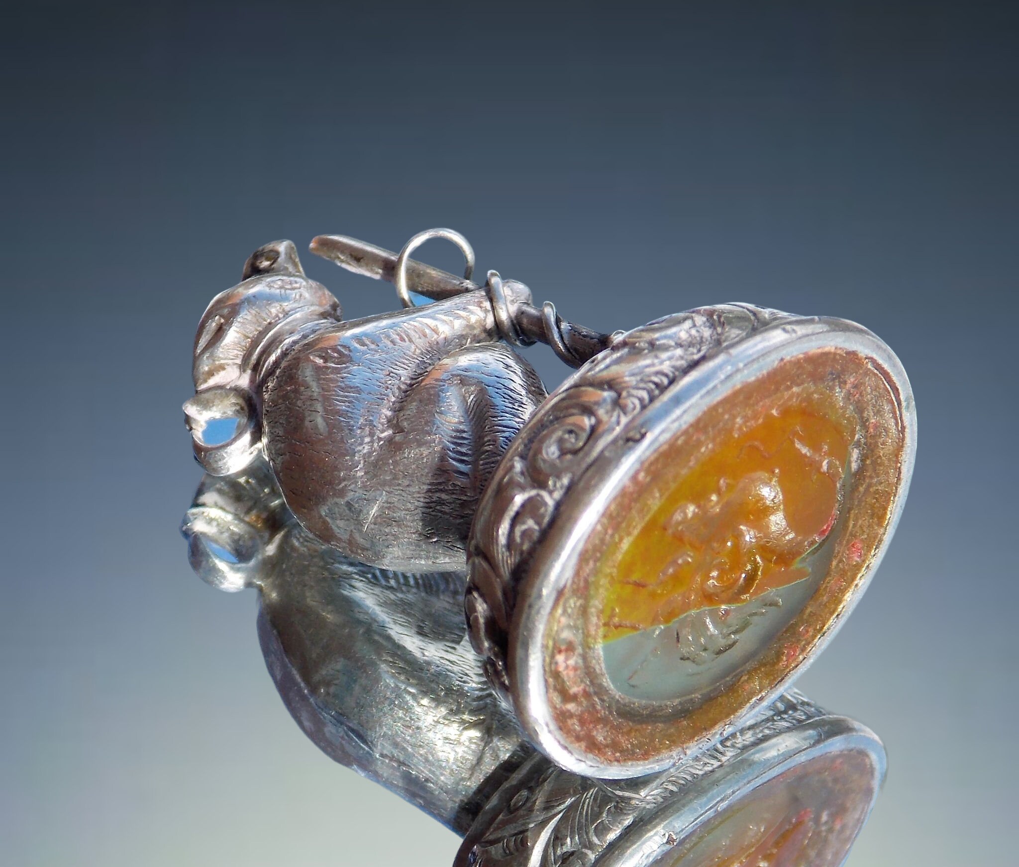 Extremely Rare Georgian 18th Century William Plummer Solid Silver ...