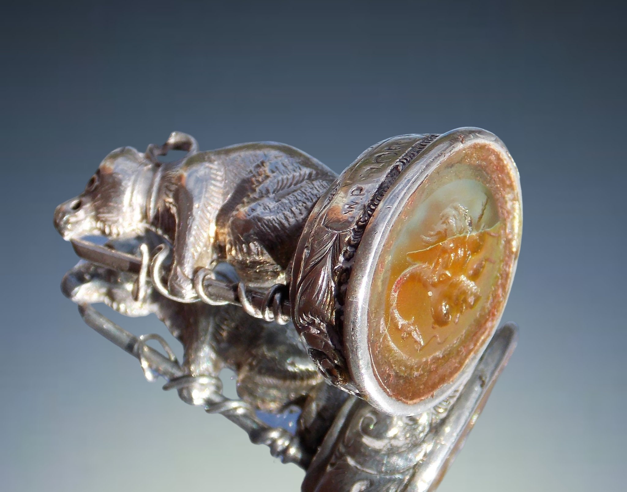 Extremely Rare Georgian 18th Century William Plummer Solid Silver ...