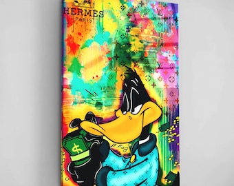 Daffy Duck Pop Art - Etsy