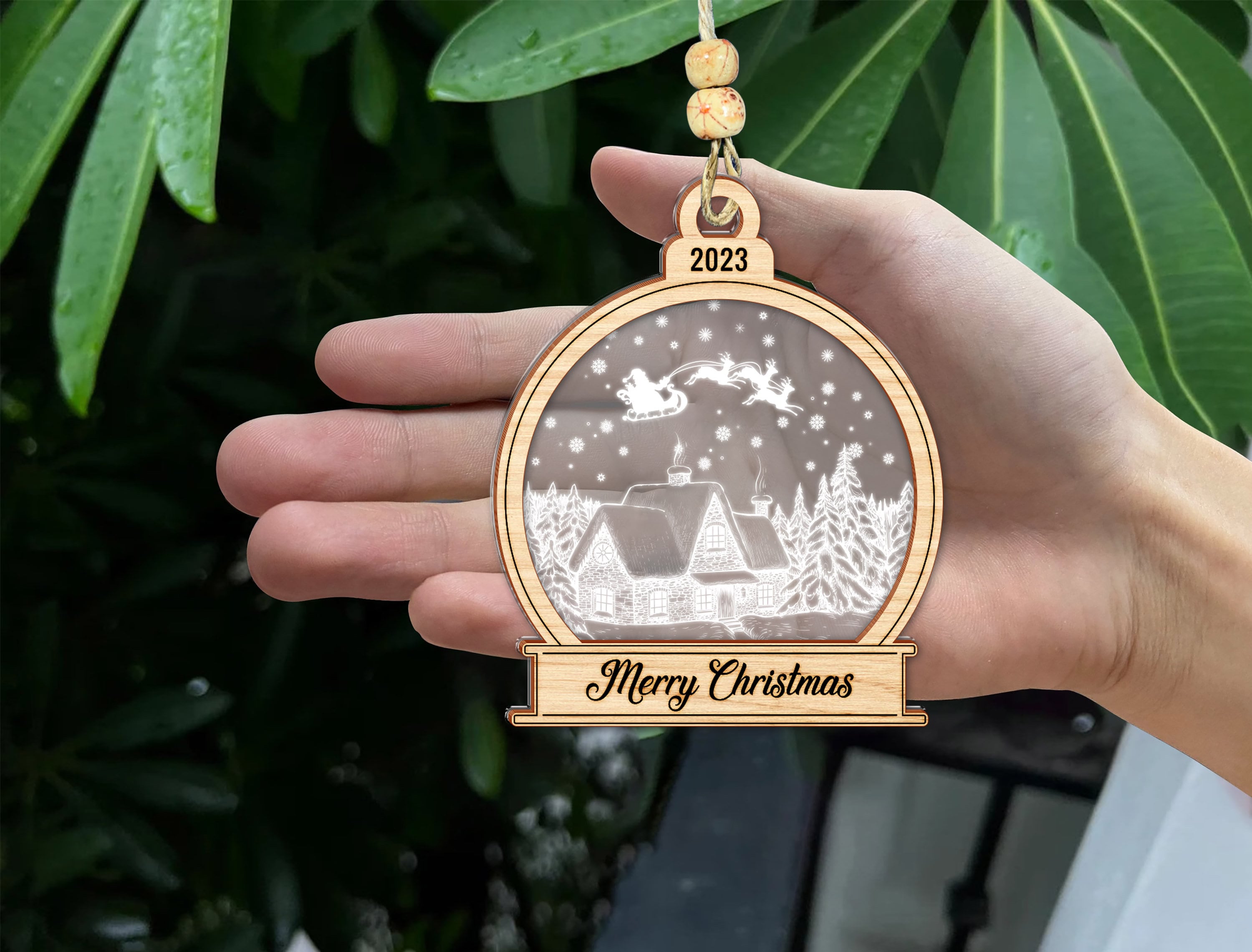 Christmas Snowglobe Ornaments Svg Bundle Christmas Ornament - Etsy