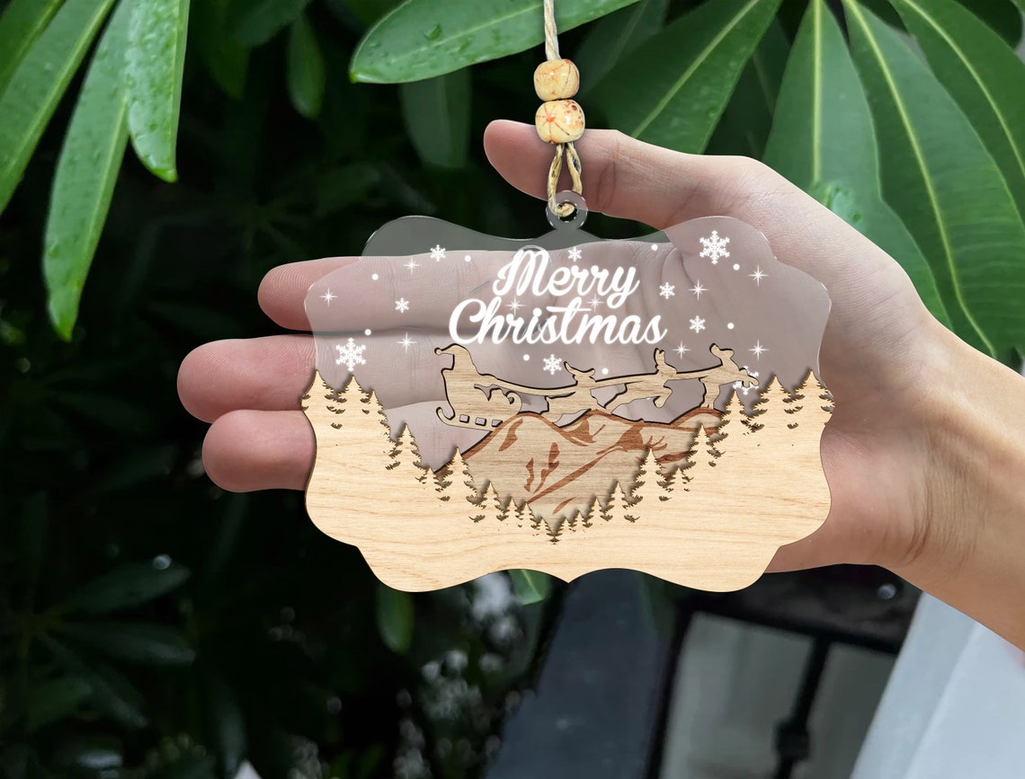 Christmas Scene Ornaments Svg Bundle Christmas Ornament Svg - Etsy