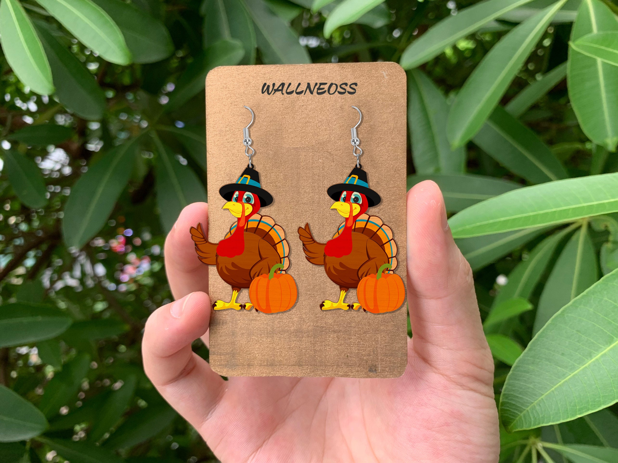 Turkey Earring Svg, Fall Earring Svg, Thanksgiving Svg, Thanksgiving ...