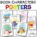 Book Character Posters Positive Affirmation, Watercolors, Classroom ...