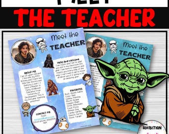 Meet the Teacher Templates EDITABLE, Cactus Theme, Back to School ...