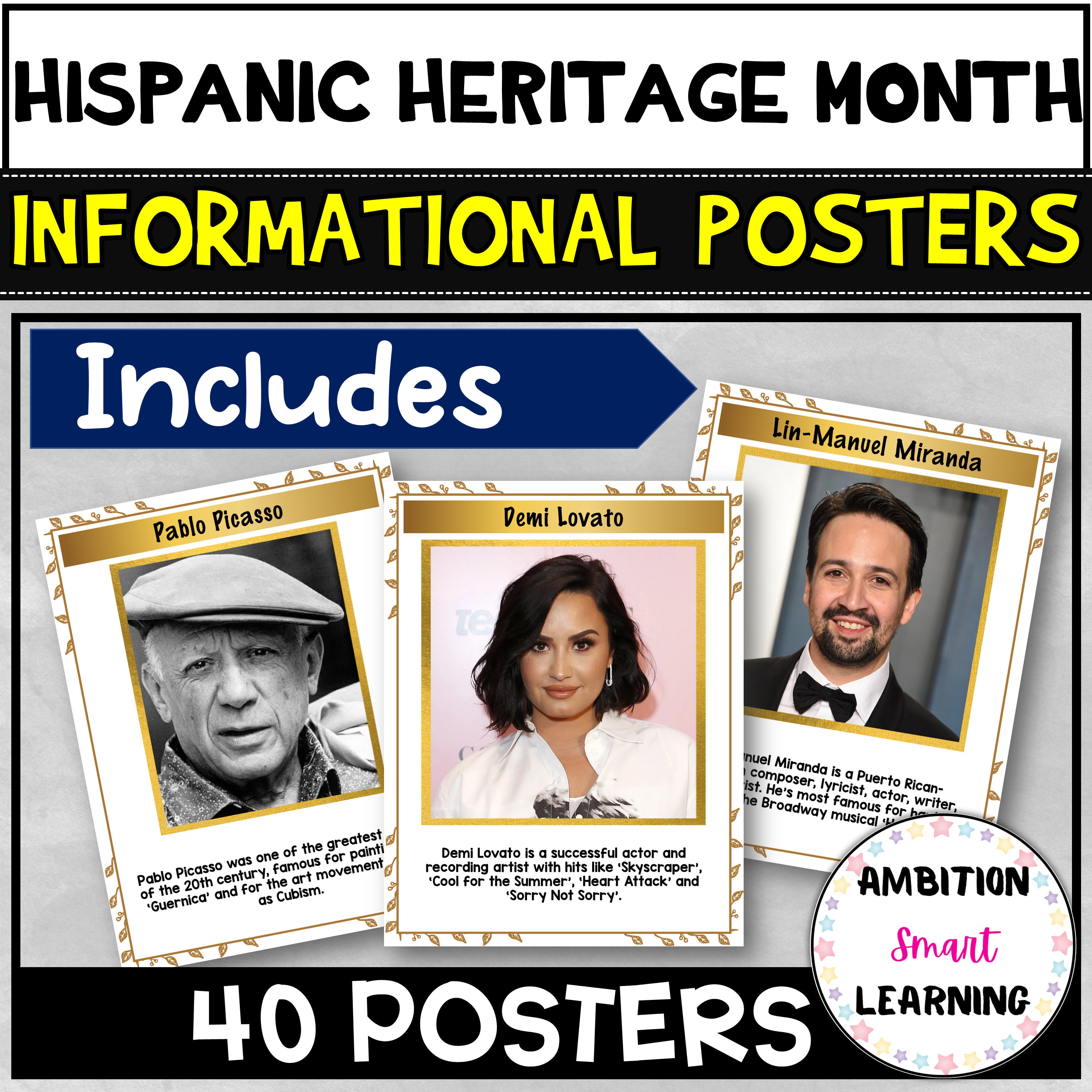 Hispanic Heritage Month Bulletin Board | Influential Hispanic and ...