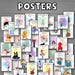 Book Character Posters Positive Affirmation, Watercolors, Classroom ...