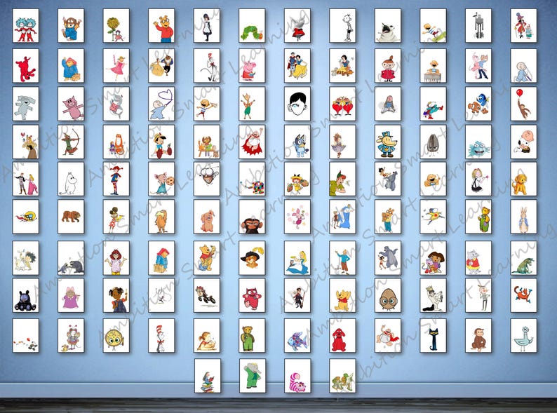 Book Character Posters Story Book Character Posters, Classroom Library ...