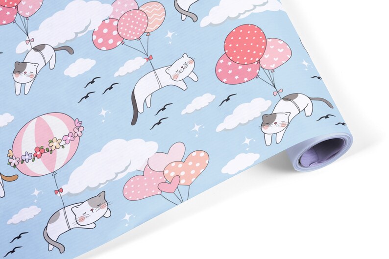 Digital Paper Printable Clipart, Cute Cats Scrapbooking, Digital Paper ...