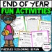 End of Year FUN Activity No Prep Summer Break Puzzles, Coloring Pages ...
