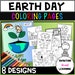 Earth Day Coloring Pages Activities, Earth Day Coloring Sheets, Earth ...