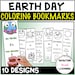 Earth Day Bookmarks to Color, Fun Quotes Earth Day Coloring Bookmarks ...