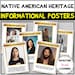 Native American Heritage Month Posters With Short Biography Bulletin ...