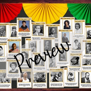 Black History Month Bulletin Board - Black History Month Posters ...