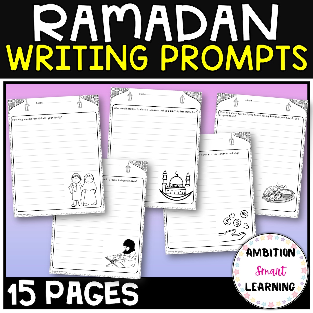 Ramadan and Eid Writing Prompts | Ramadan Activity | Creative Writing ...