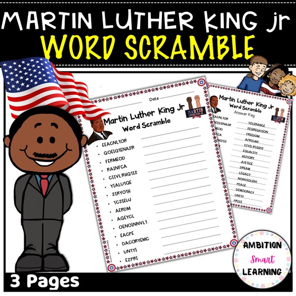 Martin Luther King Puzzle - Etsy