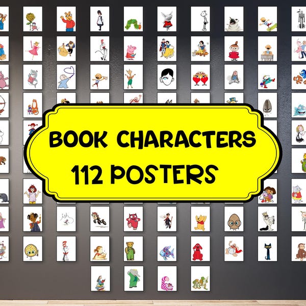 Character Poster - Etsy UK