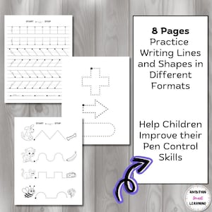 Prek/kindergarten Tracing and Coloring Workbook Learning, Letters and ...