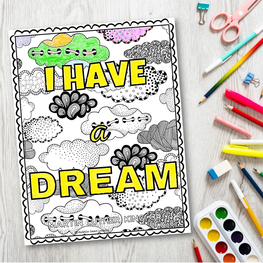 Martin Luther King, Jr. Coloring Pages | MLK Coloring Pages | MLK ...