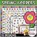Spring Clip Art Borders, Clip Art Frames PNG, Rainbow Clipart Borders ...