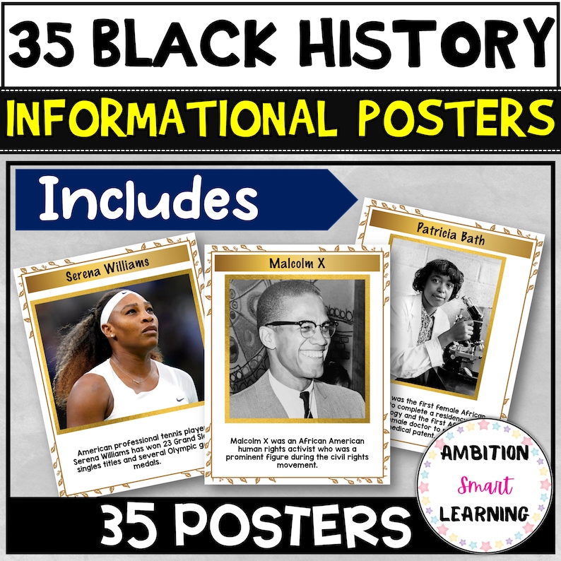 Black History Month Bulletin Board - Black History Month Posters ...