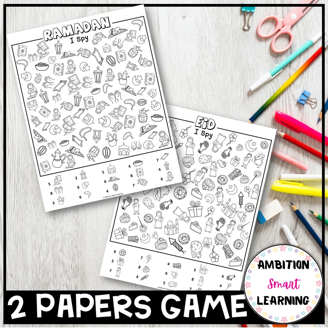 I Spy Ramadan and Eid, I Spy Fun Game, I Spy Printable Coloring Pages ...