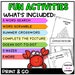 End of Year FUN Activity No Prep Summer Break Puzzles, Coloring Pages ...