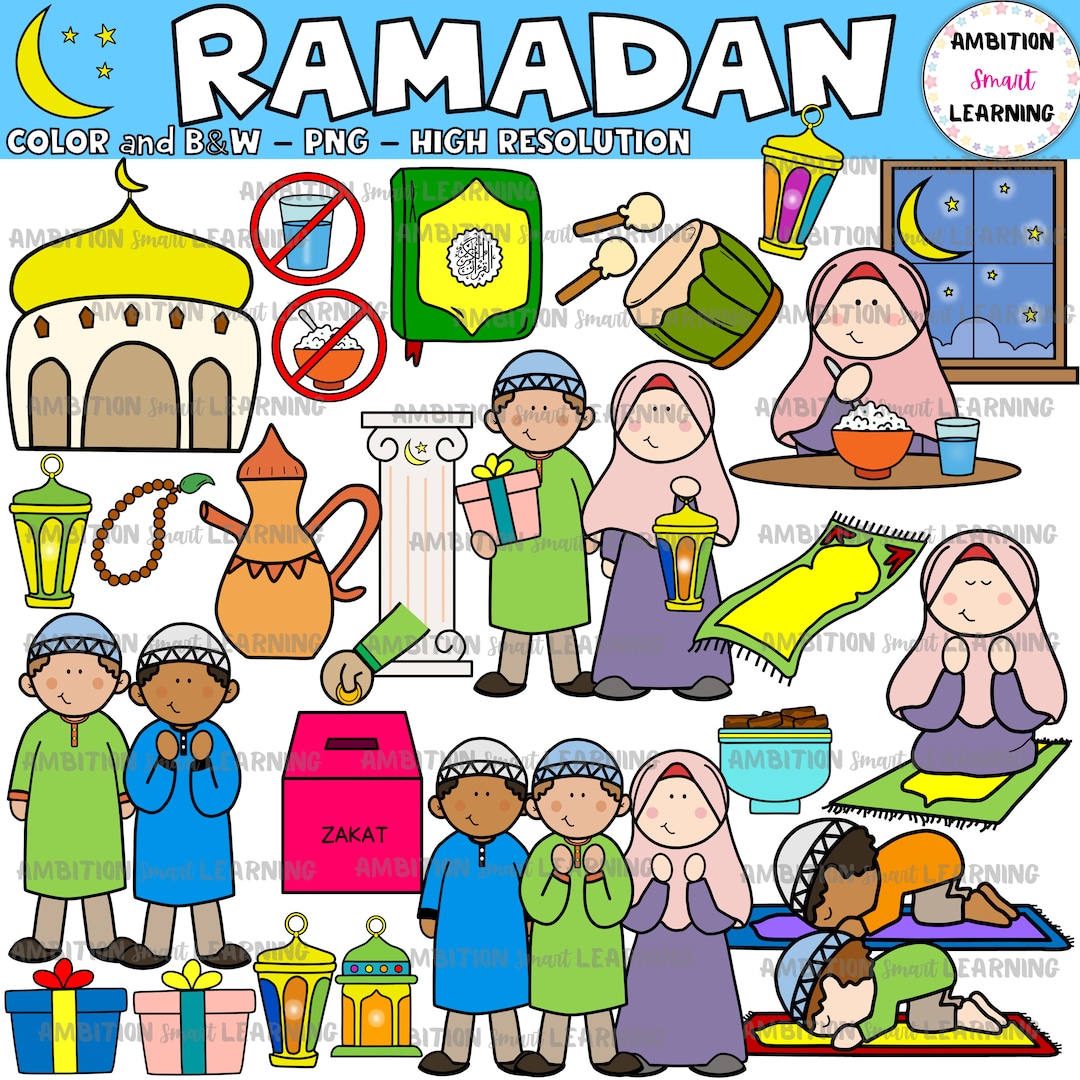 Ramadan Clipart by Ambition Smart Learning - Etsy