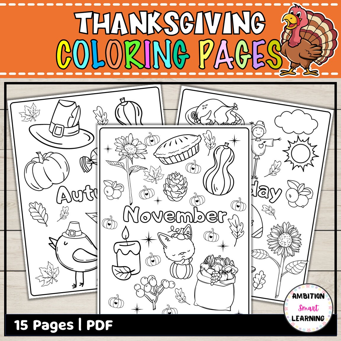 Thanksgiving Vocabulary, Word Search, Coloring Pages, Word Scramble ...