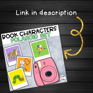 Book Character Posters Positive Affirmation, Watercolors, Classroom ...