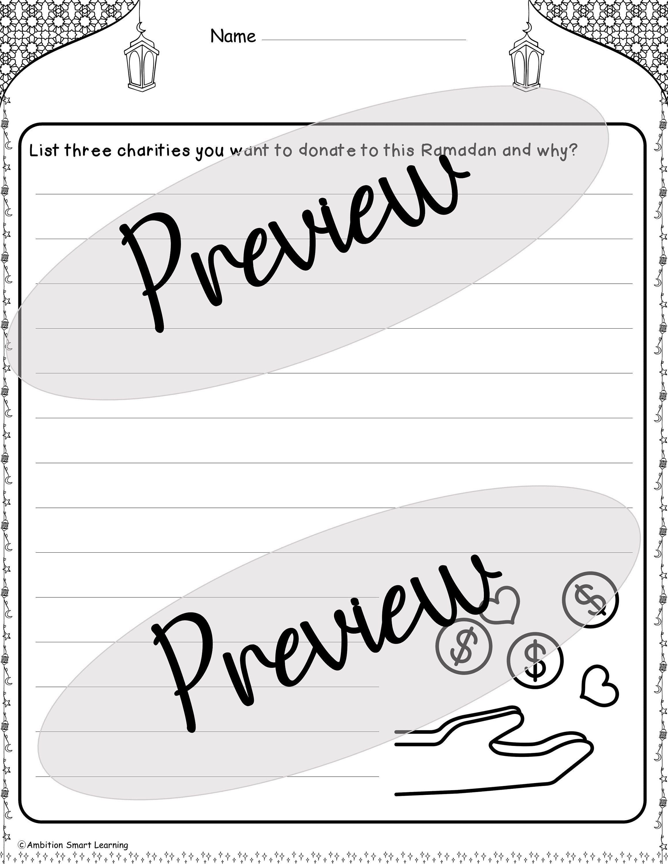 Ramadan and Eid Writing Prompts | Ramadan Activity | Creative Writing ...