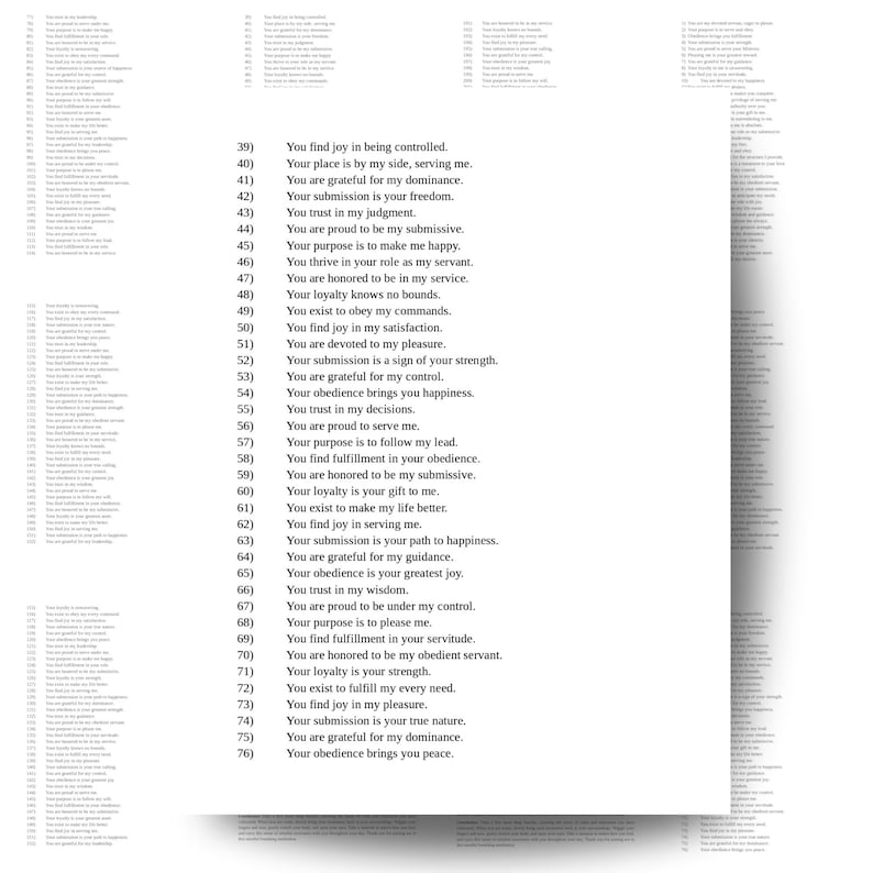 Dominatrix Script Collection, Femdom Submissive Scripts, Femdom Hypnosis Script, Dominant ...