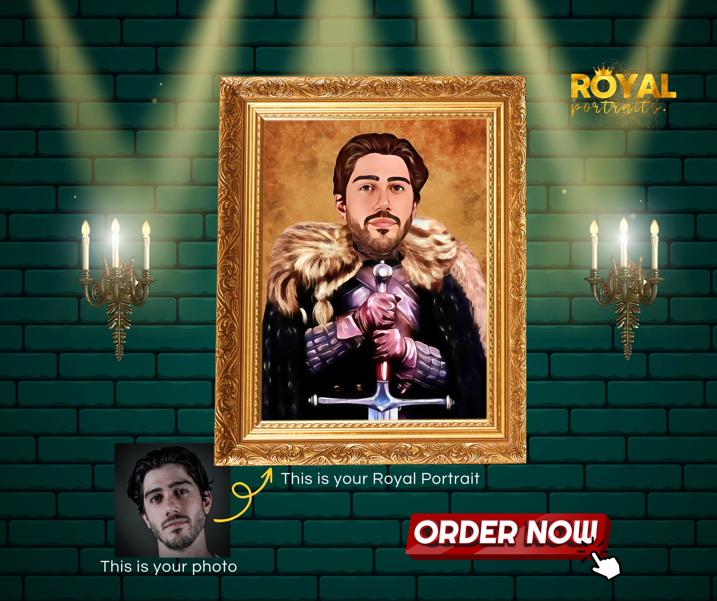 Regal Portraits, Royal Portraits Men, King Portrait Men, Royal Painting ...