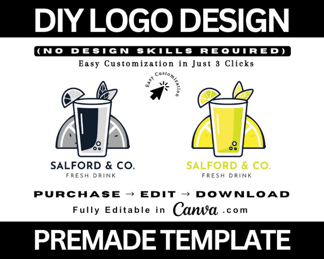 Bar Logo Template, Mobile Bar Logo Design, Bar Logo Sign, Bar Sign, Diy ...