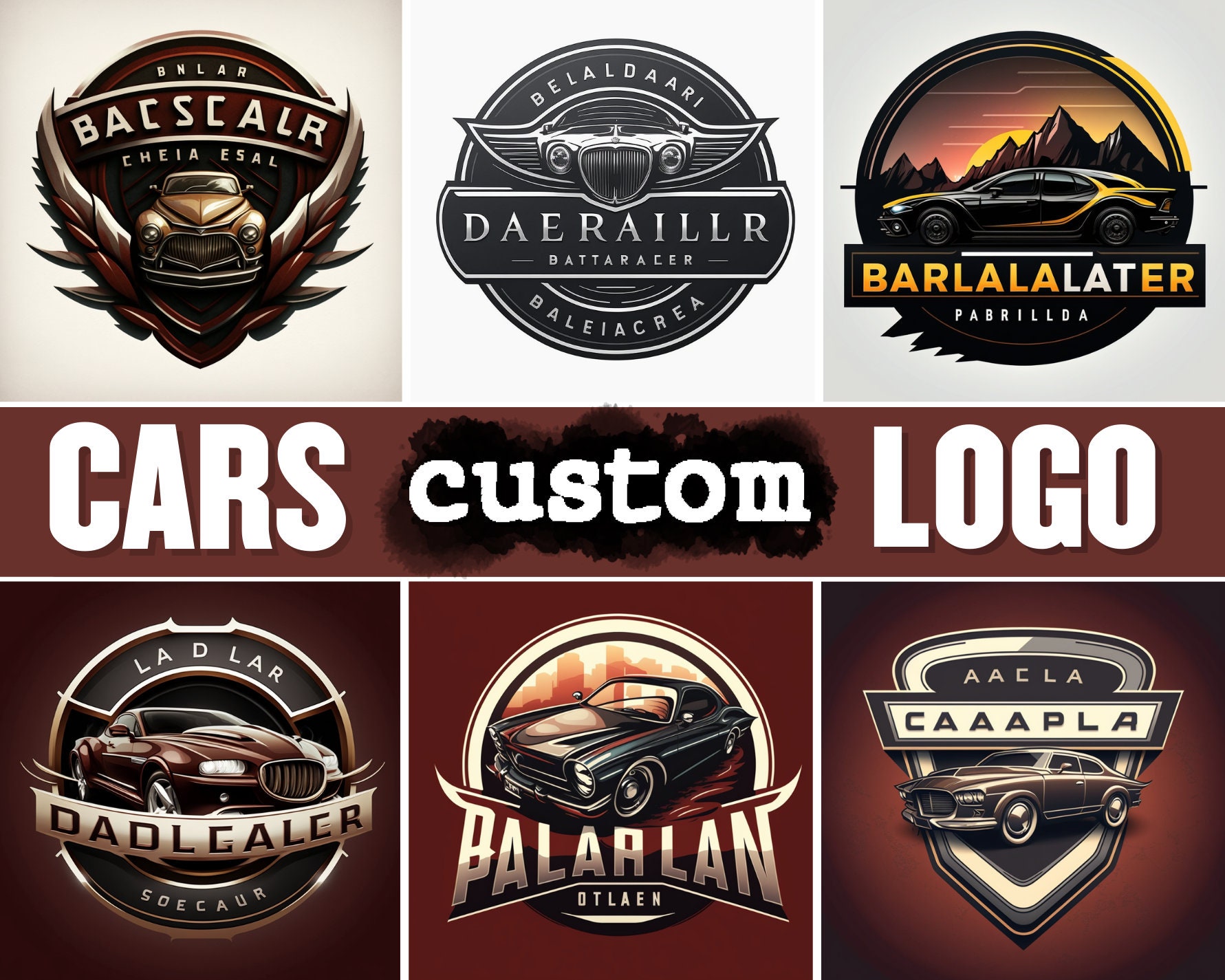 Custom Car Logo Designs