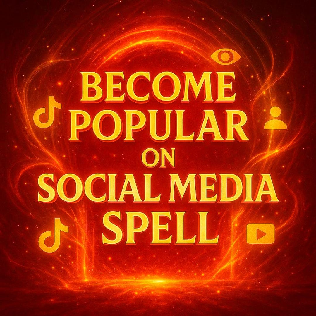 Influencer Spell - Fame Spell, Popularity Spell, Grow Followers & Go ...