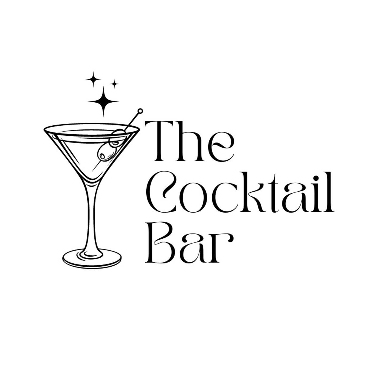 Bartender Logo Diy, Bartender Logo Template, Bar Logo Template, Mobile ...