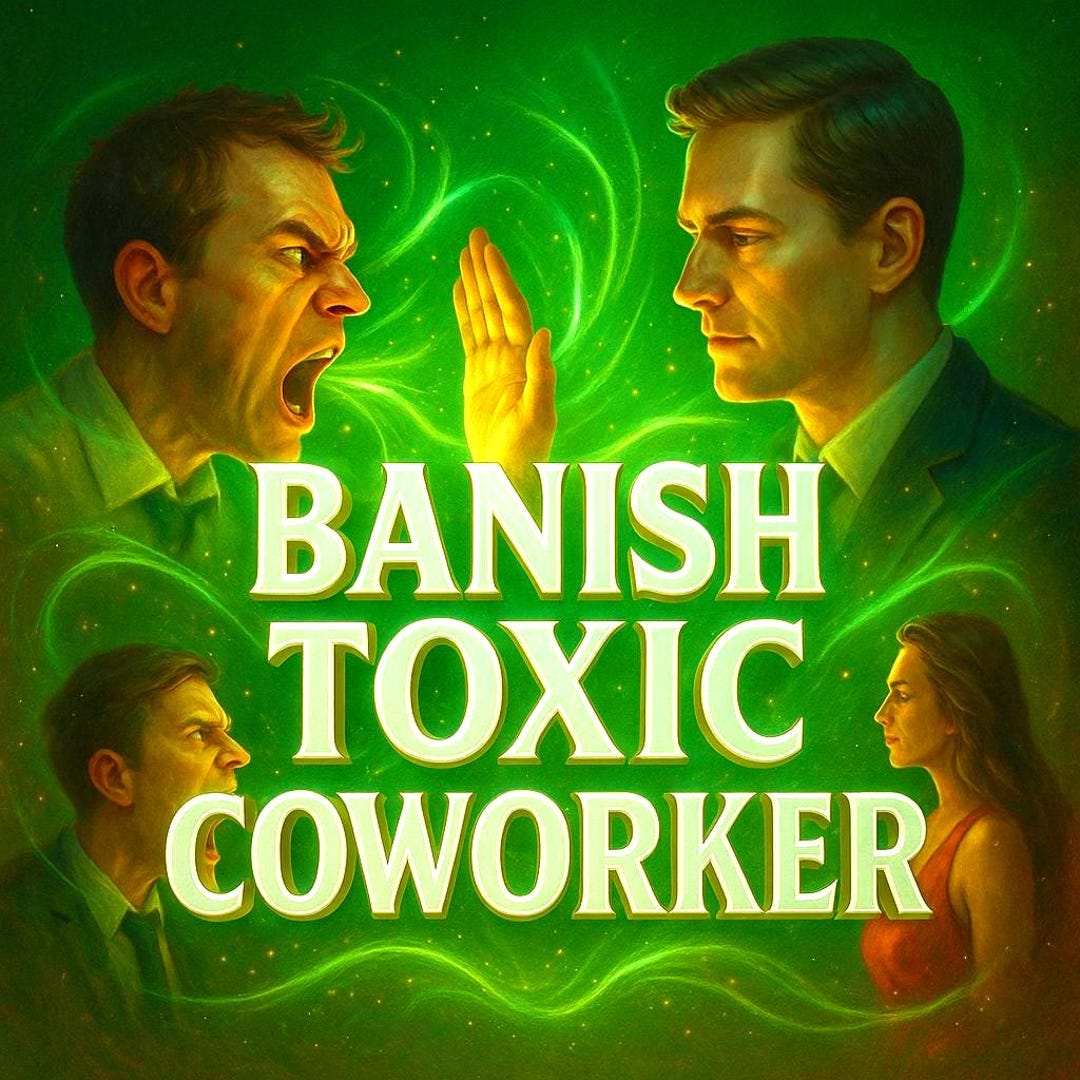 Get Rid of Toxic Coworker Spell Casting to Remove Negative Energy at ...