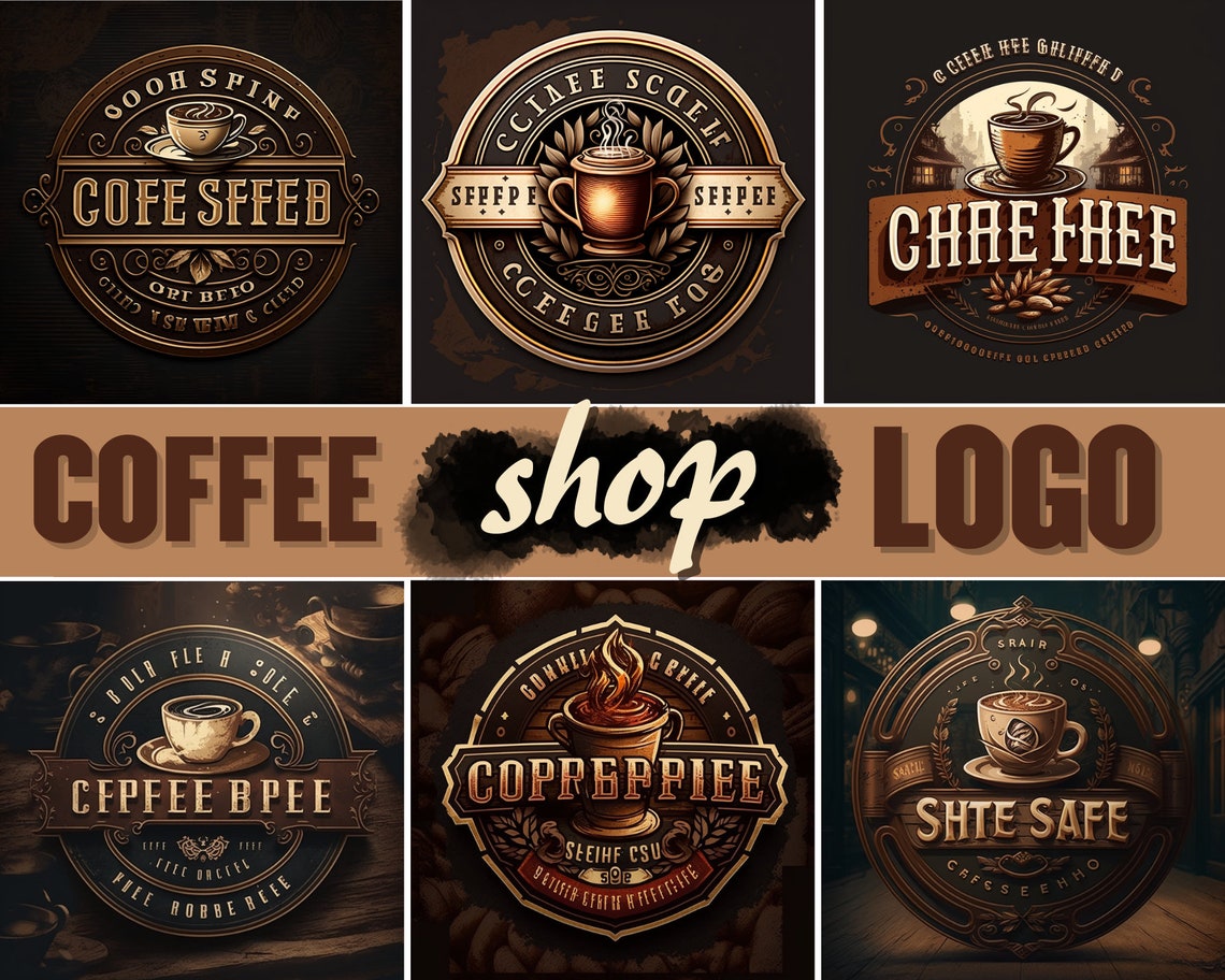 Coffee Shop Logo Design, Coffe Shop Sign, Coffee Logo, Cafe Logo Design ...