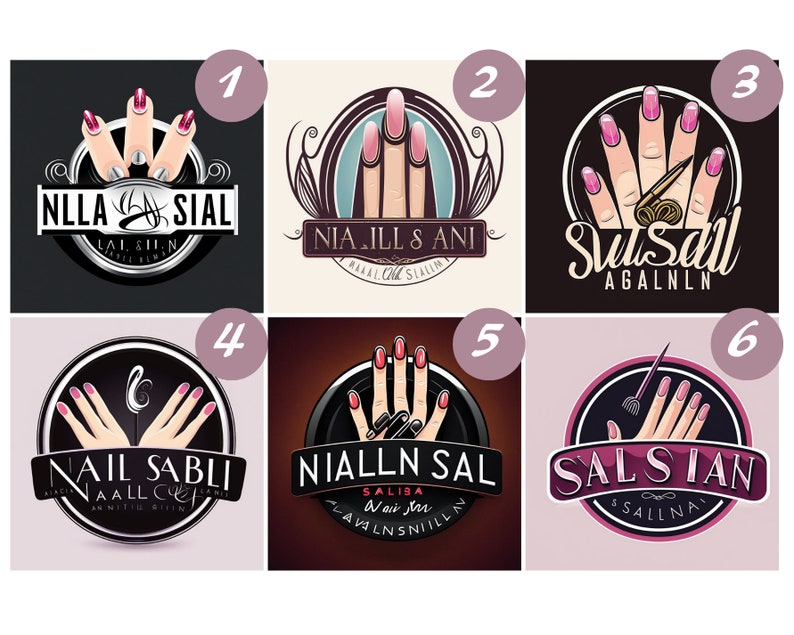 Nail Artist Logo Nail Tech Logo Design Nail Technician Logo - Etsy