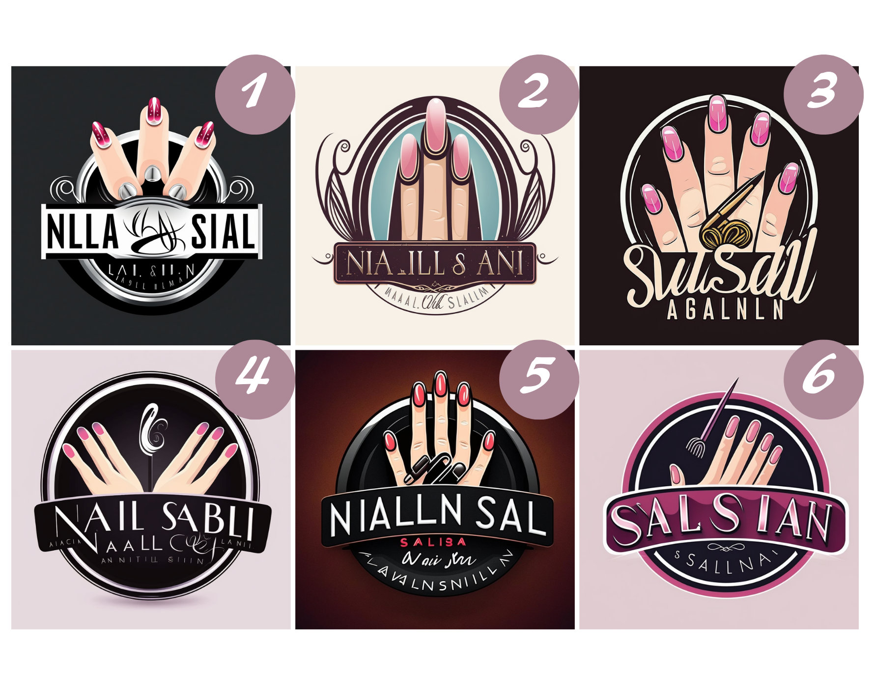 Nail Artist Logo, Nail Tech Logo Design, Nail Technician Logo, Nail ...