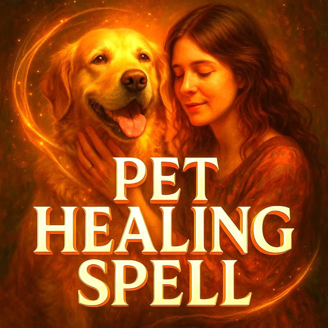 Pet Healing Spell, Support Animal Recovery Energy, Animal Wellness ...