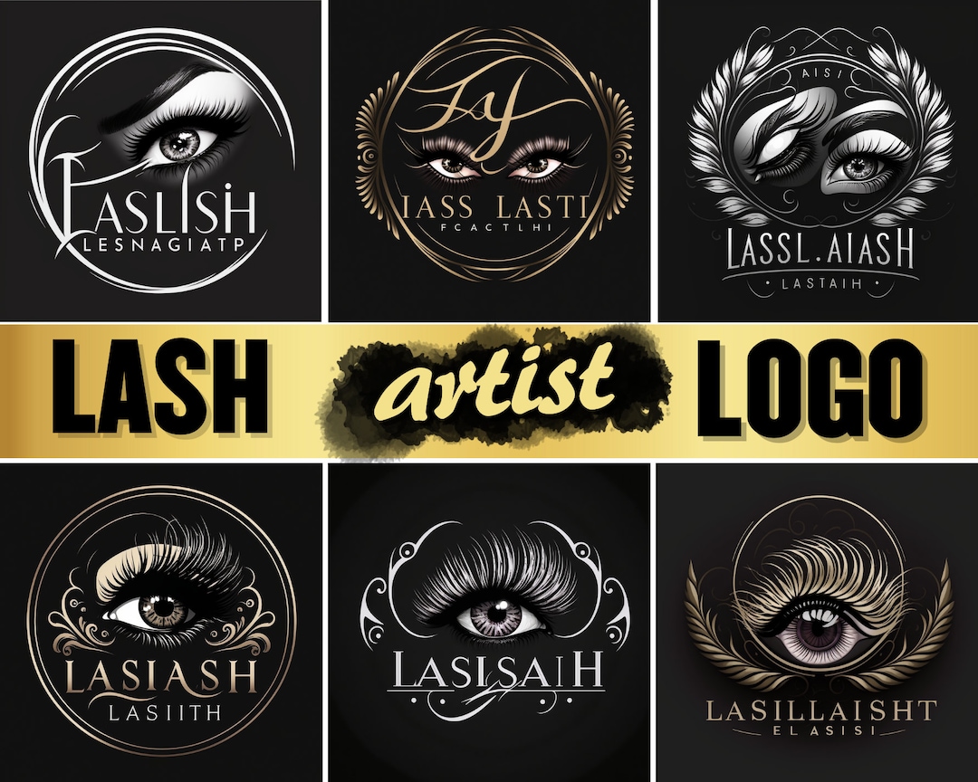 Lash Maker Logo, Lash Designer Logo, Lash Technician Logo, Lash Tech ...